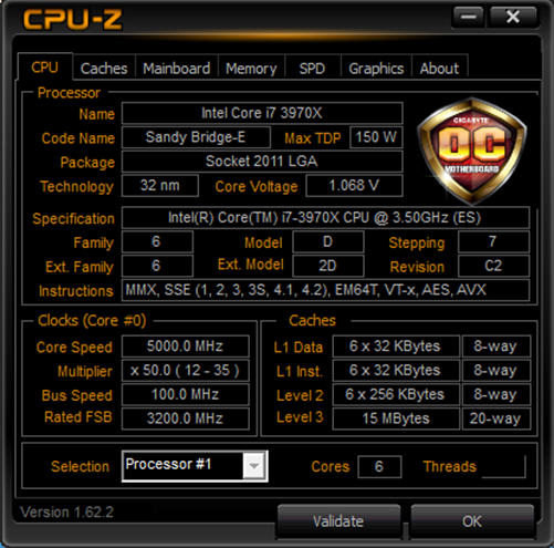 技嘉科技日報 中文版: CPUID推出CPU-Z 技嘉OC特別版